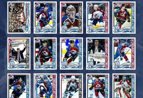 Хоккейные карточки Colorado Avalanche. 1996-2022