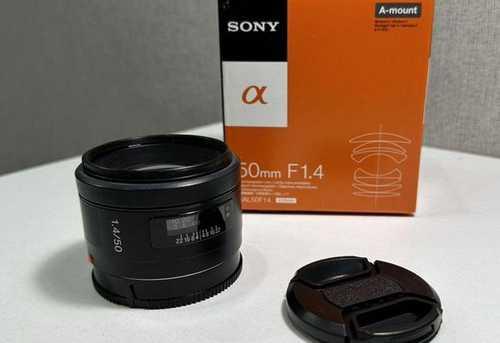 Фотообъектив Sony 50mm f/1.4 (SAL-50F14)