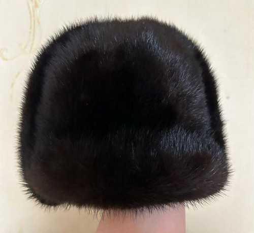 Норковая шапка женская (окружность 56-58)