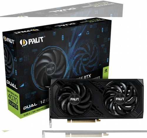 Видеокарта Palit GeForce RTX 4070 super Dual 12 гб