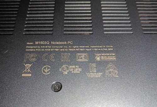 Ноутбук Asus Vivobook A15x oled M1503Q