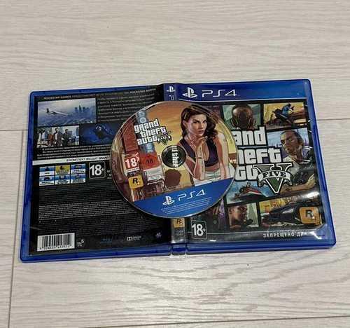 Диск на PS4 PS5 GTA5 Gta5 в хорошеем состоянии