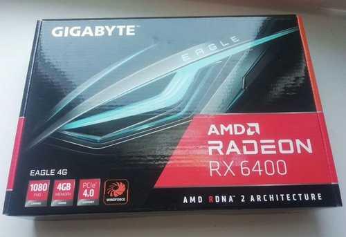 Видеокарта gigabyte Radeon RX 6400 eagle 4G