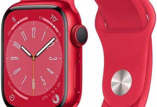 Умные часы Apple Watch Series 8 45мм (45mm, Красн