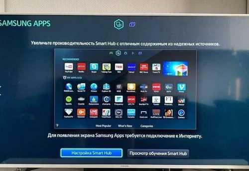 Телевизор Samsung 48 дюймов Smart TV с креплением