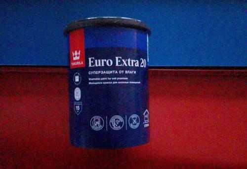 Краска влагостойкая Tikkurilla Euro extra 20