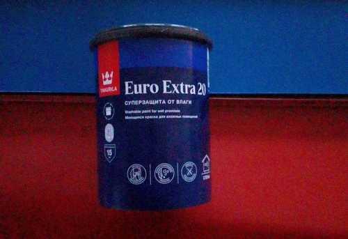 Краска влагостойкая Tikkurilla Euro extra 20