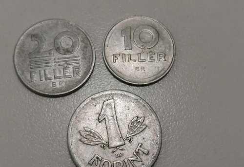Монеты Филер, форинт Венгрия (лотом)