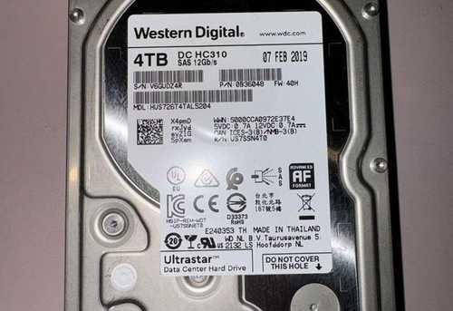 Жесткий диск western digital 4Tb DC HC310