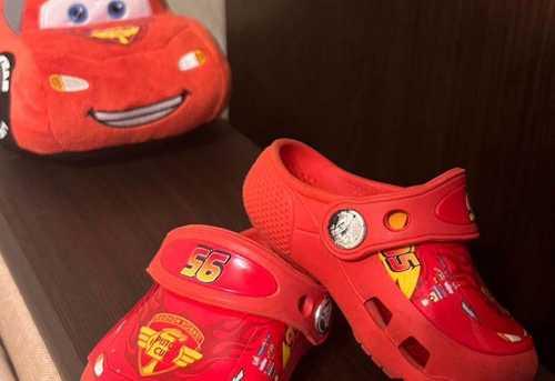 Crocs тапочки детские c4 Молния маквин