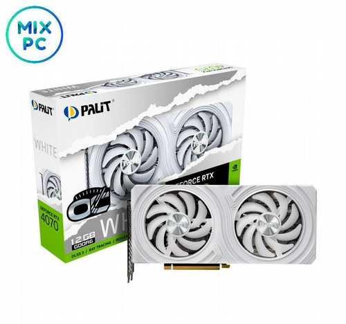 Видеокарта RTX4070 12GB Palit Dual White OC NE64070S19K9-1048L