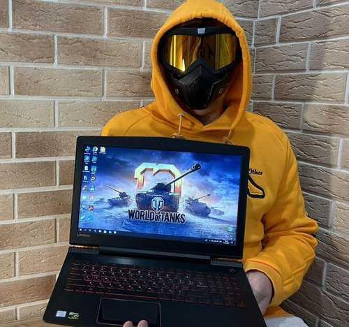 Геймерский ноутбук lenovo legion(GTX1060-6GB)