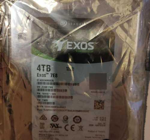 Жесткий диск Seagate Exos 4TB