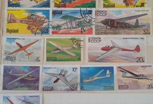 Почтовые марки СССР, Мадагаскар, Вьетнам и др