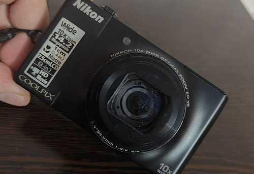 Компактный фотоаппарат nikon coolpix S8000