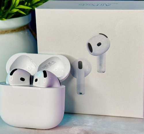 Airpods 4 с шумоподавлением (доставка   чехол)