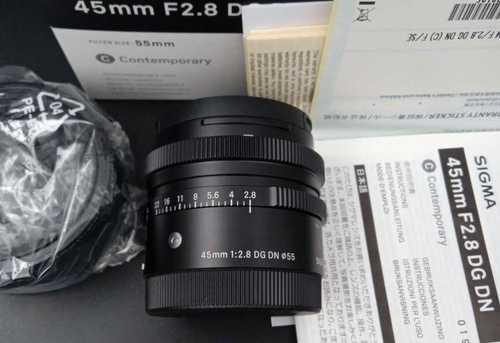 Sigma 45mm f/2.8 dg dn sony e