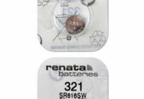 Renata 321 SR65 SR616SW Silver BL1 (10шт)