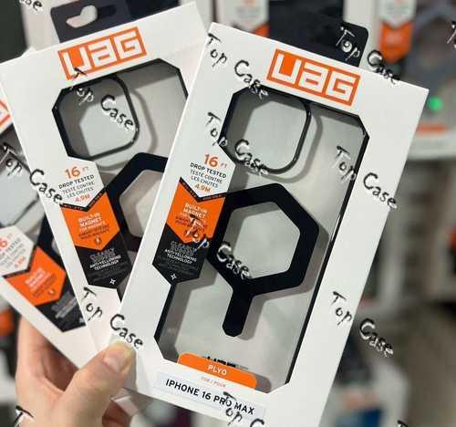 Чехол Uag Plyo для iPhone 16 Pro Max (Black/Black