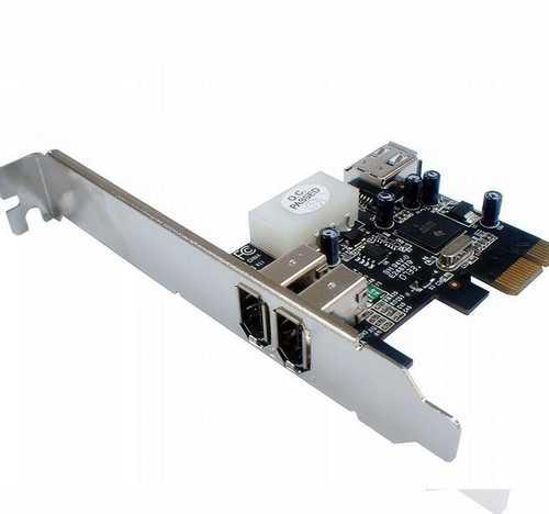 PCIe FireWire 1394a (2P+1P) Card