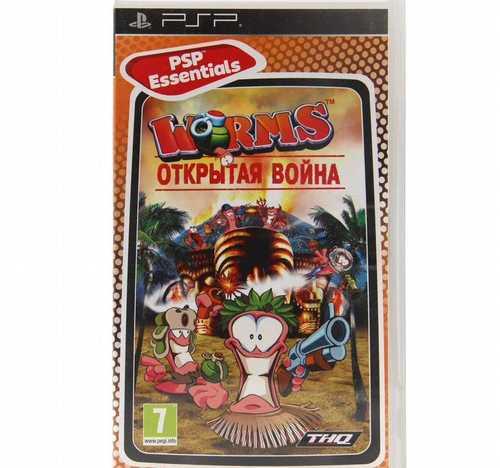 Worms Открытая война (PSP, Essentials)