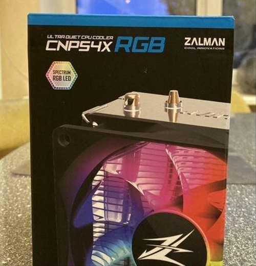 Кулер для процессора zalman cnps4x rgb