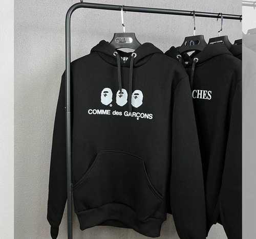 Толстовка Bape x Comme des Garcons