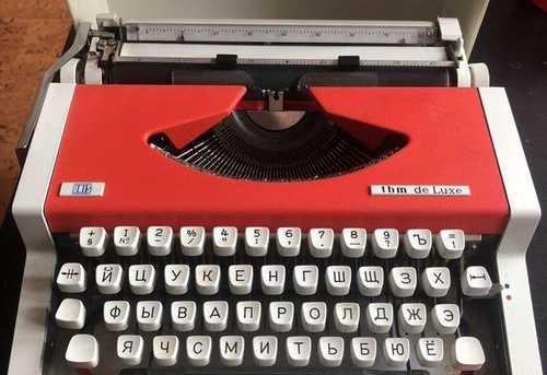 Печатная пишущая машинка unis t b m DE Luxe