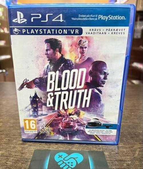 Blood & Truth. Лицензия Playstation 4 PS4 PS5