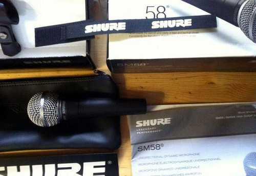 Динамический микрофон Shure SM-58. Оригинал