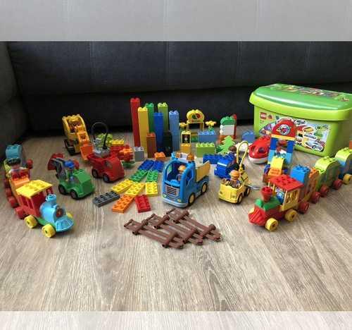 Набор lego duplo стройка машины самолет