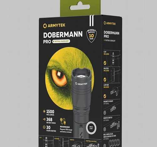 Armytek Dobermann Pro Magnet USB F07501W