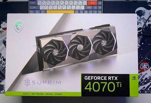 MSI GeForce RTX 4070 Ti suprim, 12 гб