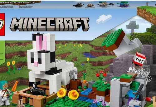 Конструктор lego Minecraft 21181 Кроличье ранчо