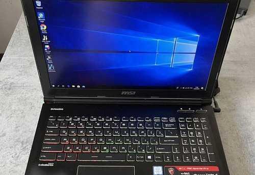 Игровой ноутбук MSI GE62 Apache Pro i7