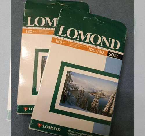 2 шт. Фотобумага Lomond 10x15 матовая