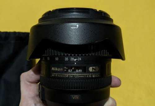 Объектив Nikon AF-S VR 24-120 f4G ED