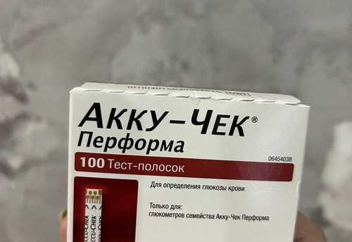 Тест полоски акку чек перформа