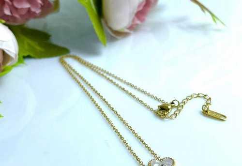 Колье в стиле Van Cleef VCA