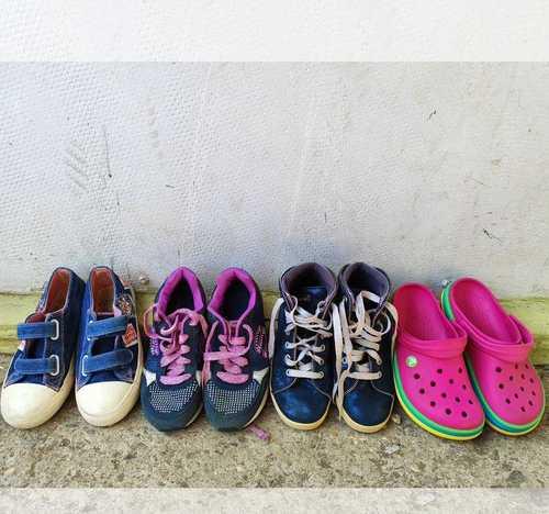 Обувь на девочку Skechers Crocs Кеды Кроссовки