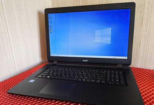 Ноутбук 17.3" Acer Aspire ES1, 128 ГБ, Celeron N3350, RAM 8 ГБ, Intel HD Graphics 500