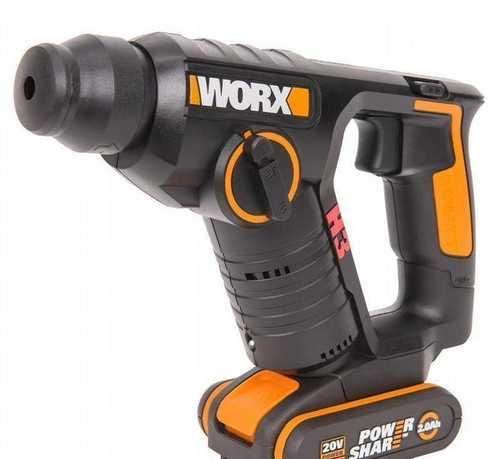 Перфоратор аккумуляторный worx WX394.3, 20В 2Ач х1