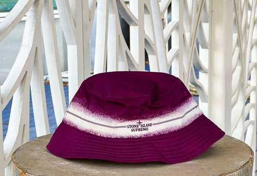 Panama Hat Stone Island Supreme Purple