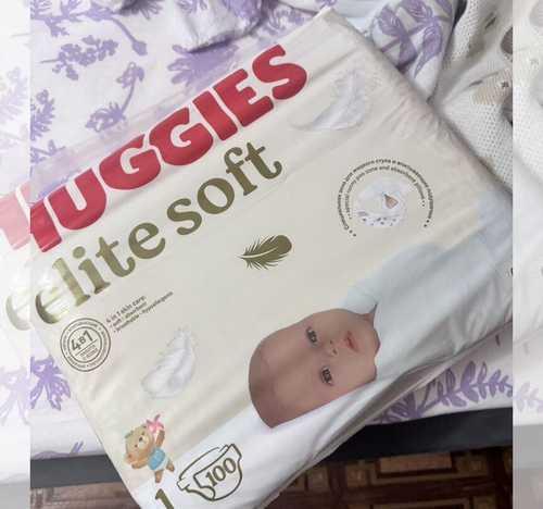 Подгузники huggies elite soft 1