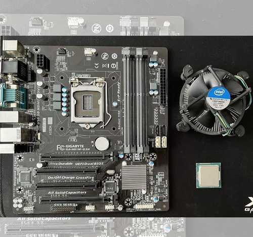 Материнка LGA 1150   процессор Pentium G3220