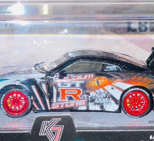 1:64 lbwk Nissan Skyline GT-R R35 Belgium