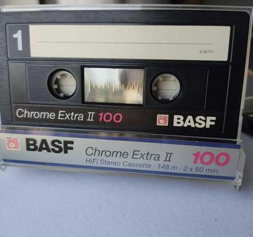 Аудиокассета BASF Chrome Extra II 100