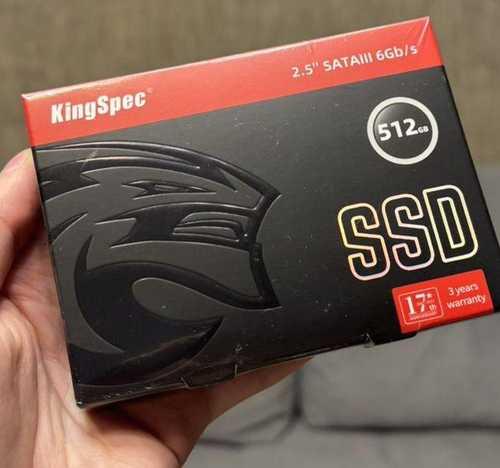 SSD Накопитель KingSpec 512Gb