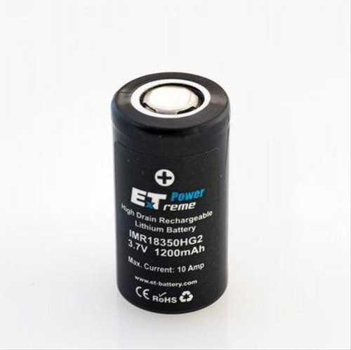 Аккумулятор ET imr18350hg2 высокотоковый Li-Ion