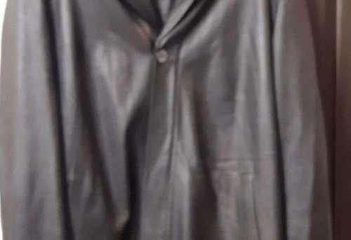 Кожаная куртка мужская размер 56-58